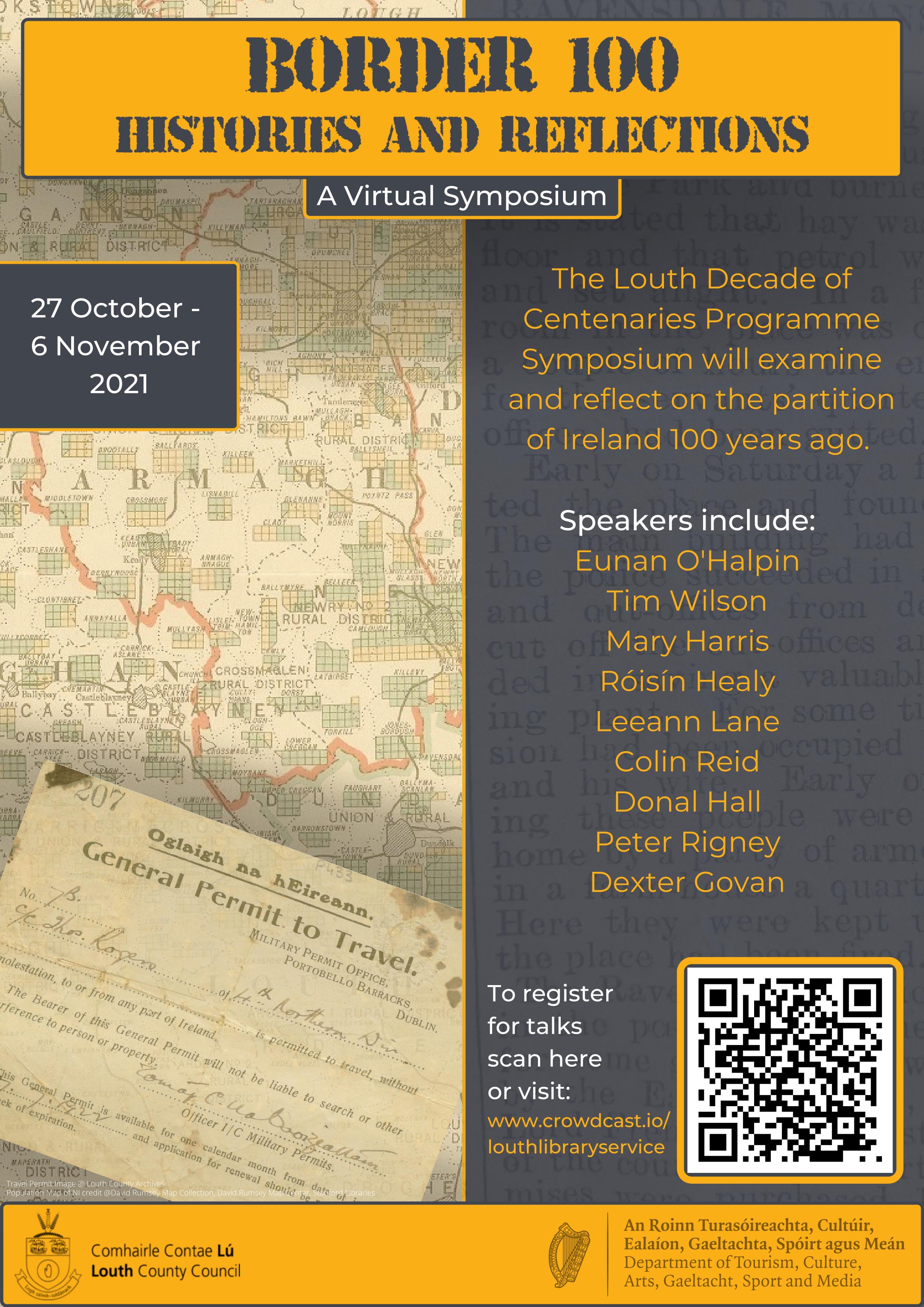 Borders 100:The North in Southern Politics - a Panel Discussion - Creative Centenaries